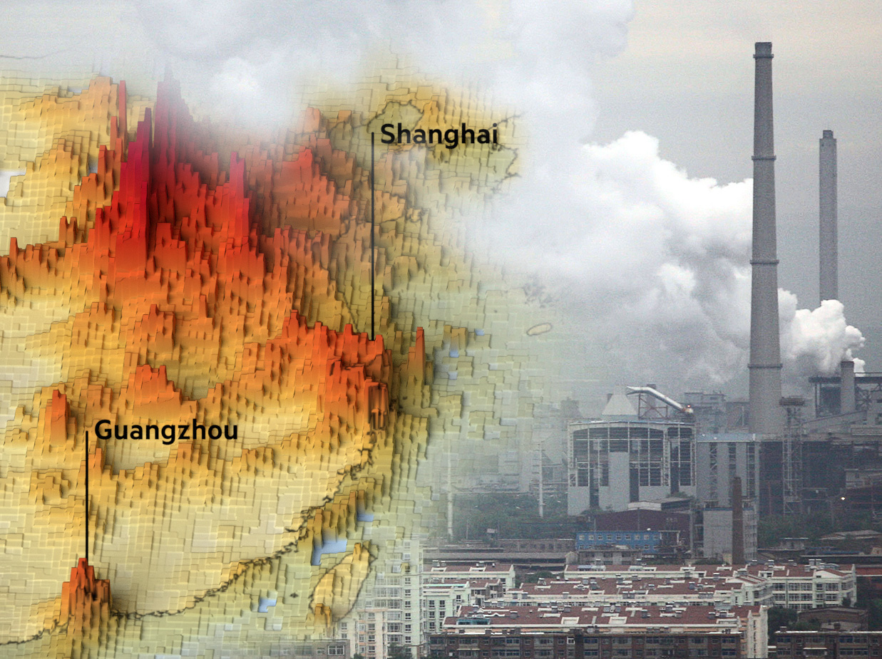 Guangzhou China Pollution